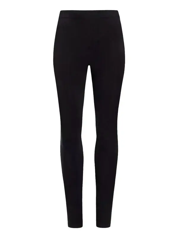 12 STOREEZ Cupro Blend Leggings - Black