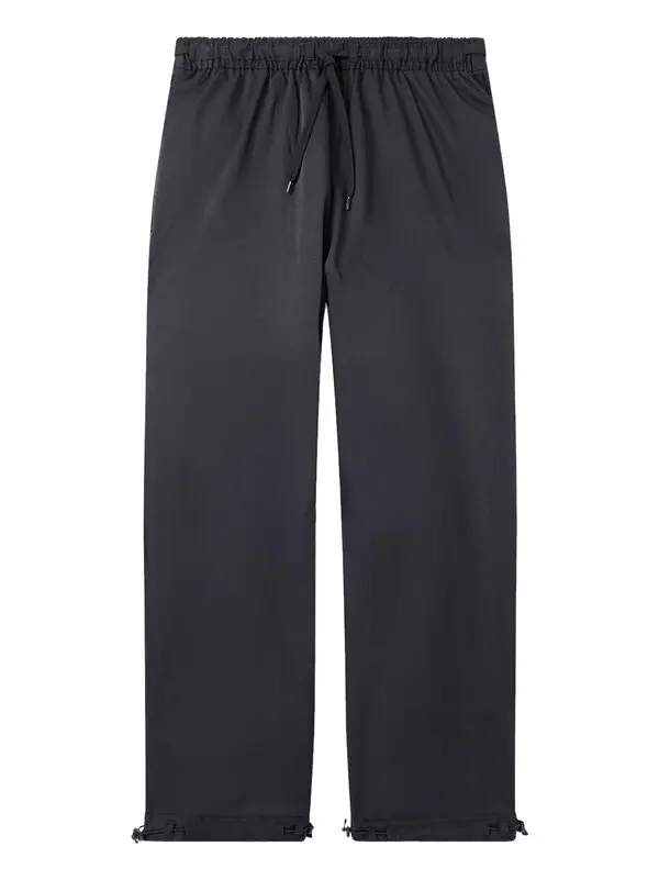 WTAPS Straight-leg Cropped Coolmax® Trousers - Black