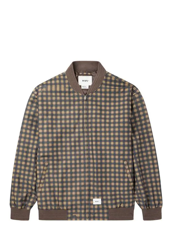 WTAPS Checked Shell Jacket - Neutrals