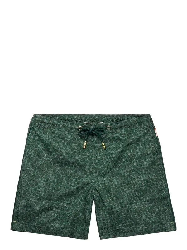 Orlebar Brown Bulldog Solstice Straight-leg Swim Shorts - Green