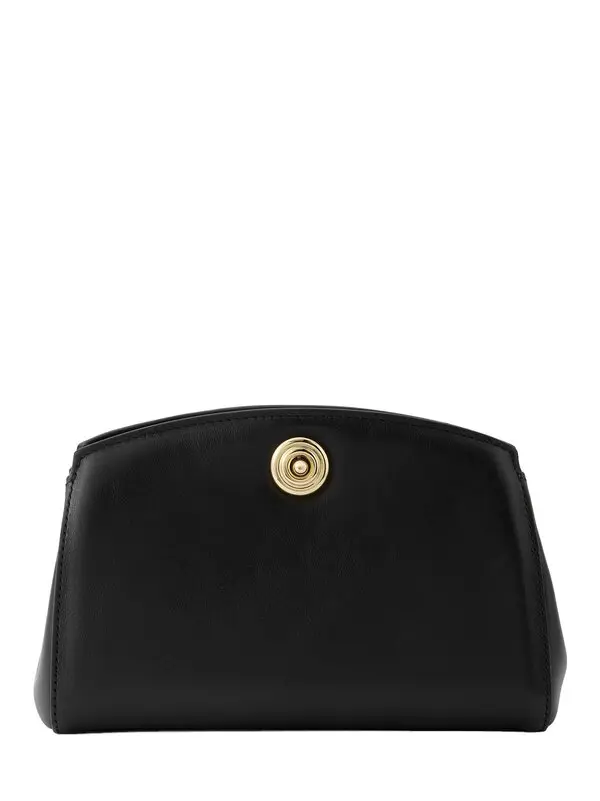 LIFFNER Leather Clutch - Black