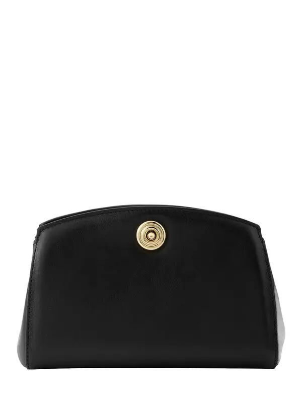 LIFFNER Leather Clutch - Black