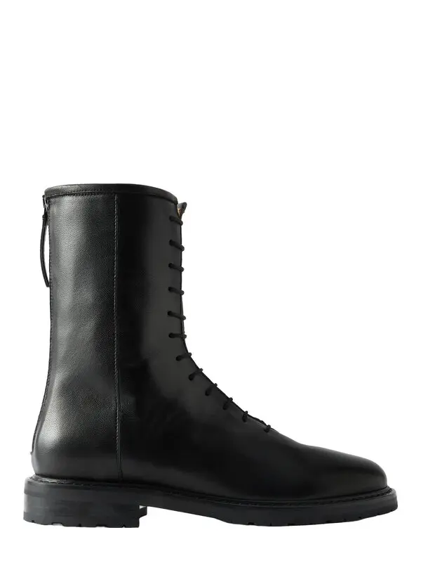 Legres 08 Leather Ankle Boots - Black
