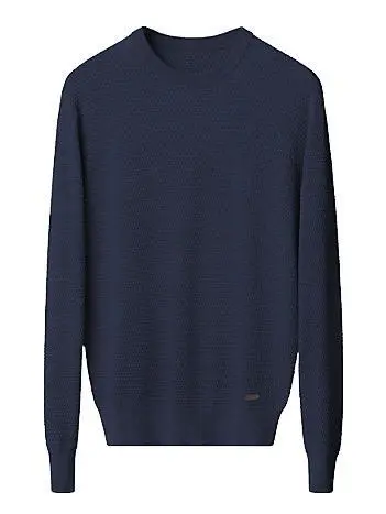 Eton Cotton-knit Sweatshirt - Dark Blue