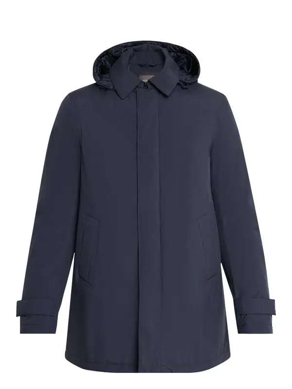 Herno Microfibre Parka With Removable Hood - 9201