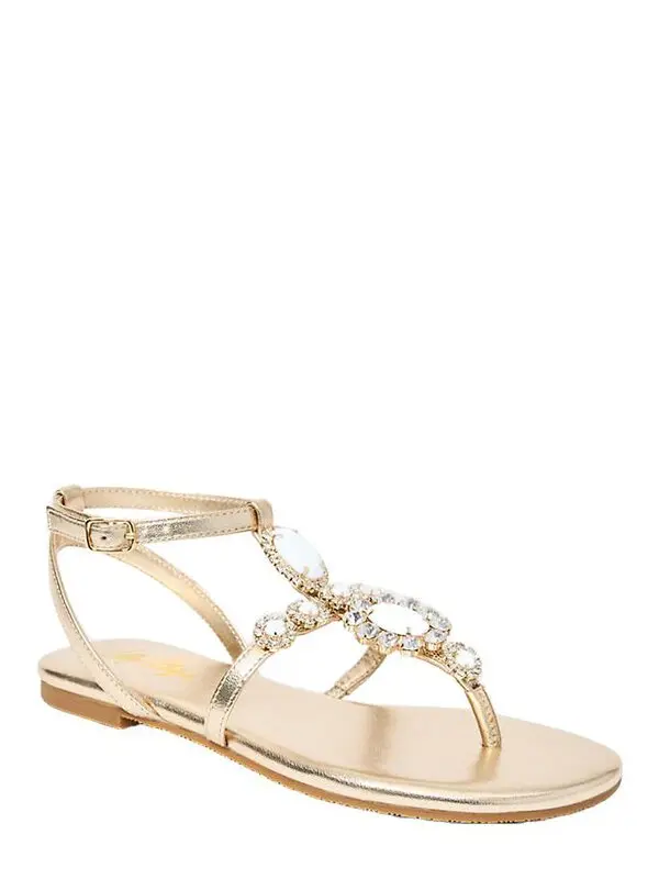 Lilly Pulitzer Katie Jewel Sandals - Resort White