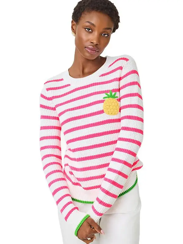 Lilly Pulitzer® Jovienne Pullover Sweater - Resort White Shine Bright Stripe