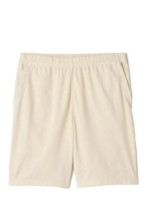 Miu Miu Jersey Bermuda Shorts - Cord