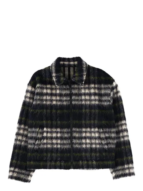 MSGM Relaxed Fit Pile Jacket - Multicolour