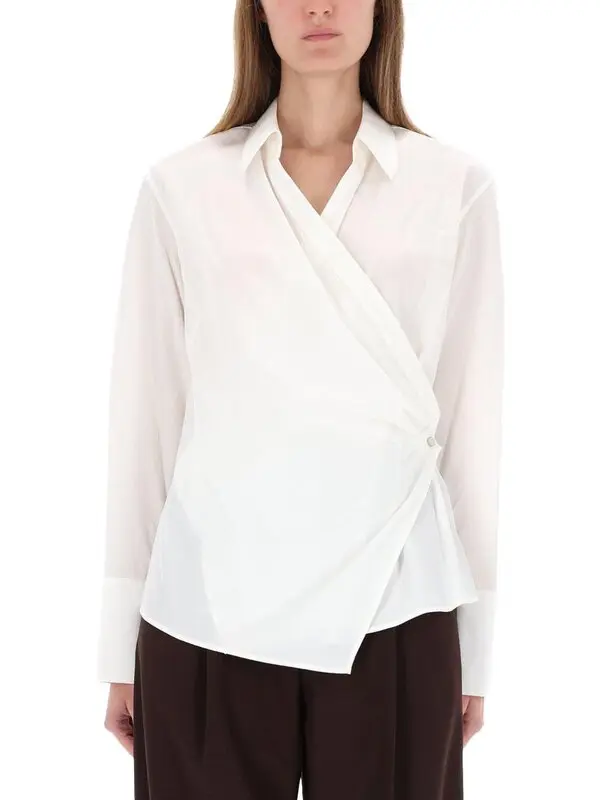Helmut Lang Wrap Shirt - White