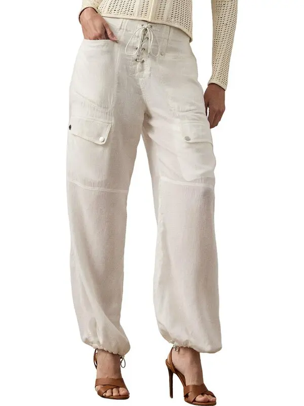 Ralph Lauren Briella Ripstop Pant - Cream