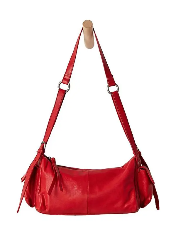 Free People Cassie Convertible Sling Bag - Cherry Red
