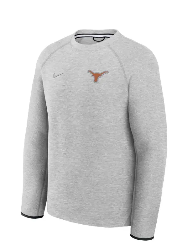 Nike Texas Tech Fleece Pullover Crew - Grey