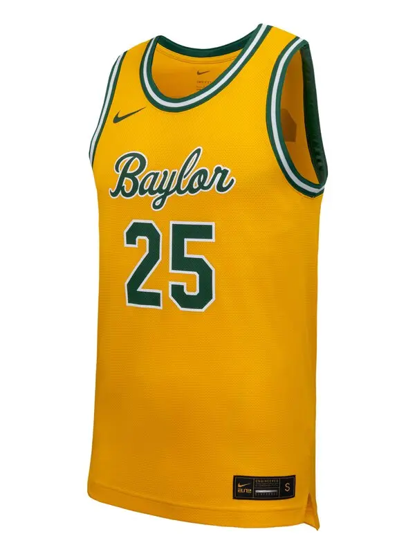 Nike Baylor Basketball College Replica Jersey - Yellow