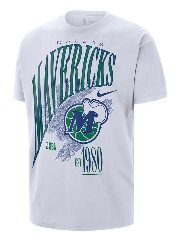 Nike Dallas Mavericks Mavericks Hardwood Classics Champions Nba T-shirt - White