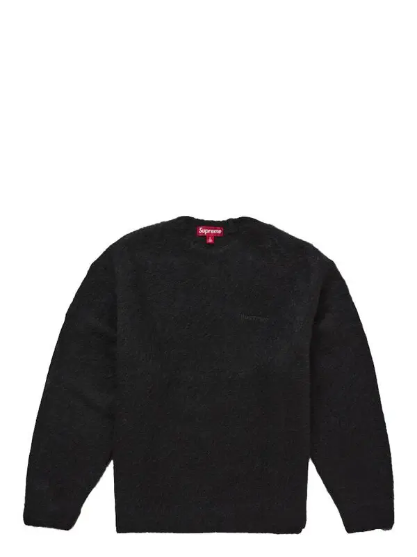 Supreme Brushed Mohair Sweater - Black