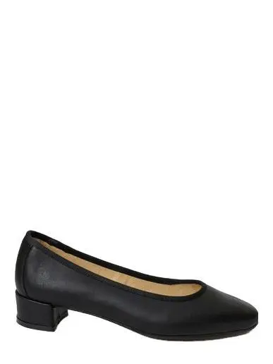 MENINA STEP Leather Ballerinas - Black
