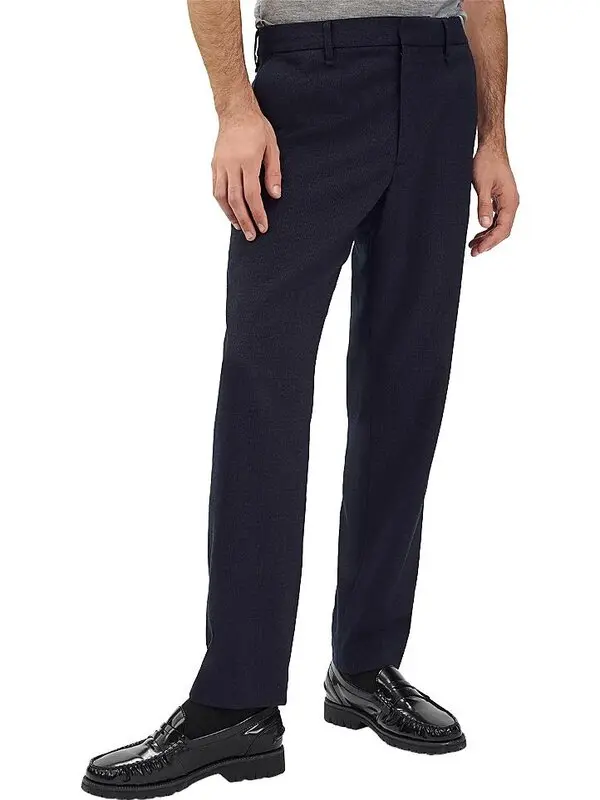 Rag & Bone Evan Italian Regular Fit Trousers - Navy