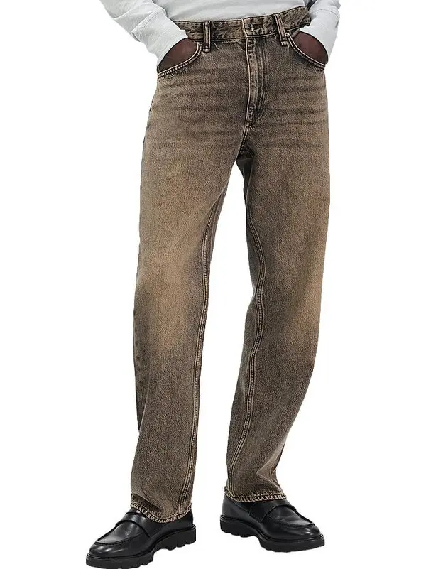 Rag & Bone Straight Fit Authentic Rigid Jeans - Jade
