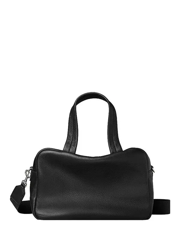 Tory Burch Leather Satchel - Black