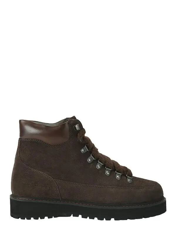 Kurt Geiger Chiltern Hiker Lace Up Boots - Dark Brown