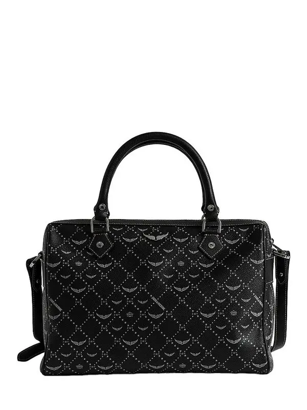 Zadig&Voltaire Sunny Vibe Medium Monogram Bag - Black