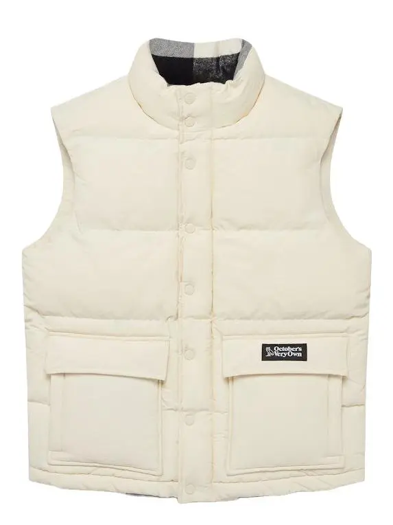 OVO Vintage Puffer Vest - Cream