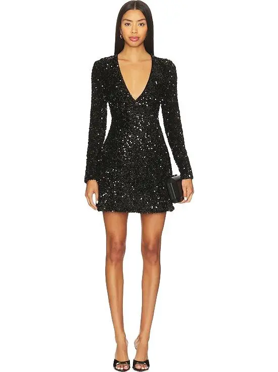 Bardot Eida Hourglass Mini Dress - Black