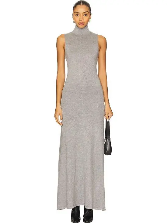 Bardot Astoria Knit Maxi Dress - Dove Grey