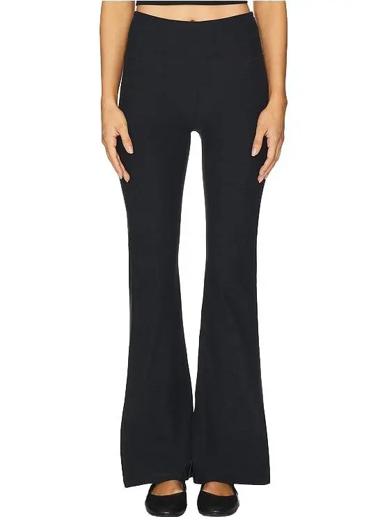Beyond Yoga Spacedye Midrise Bootcut Pant - Darkest Night