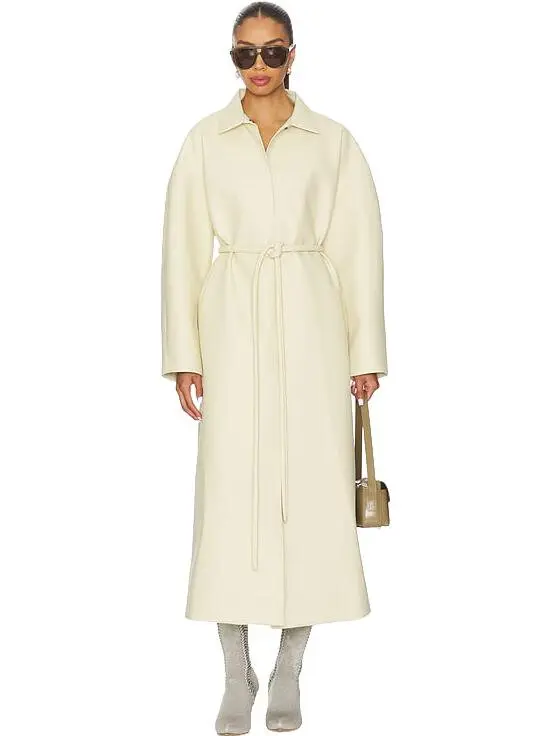 DIANA MILKANOVA STUDIO Oversized Coat - Butter Yellow