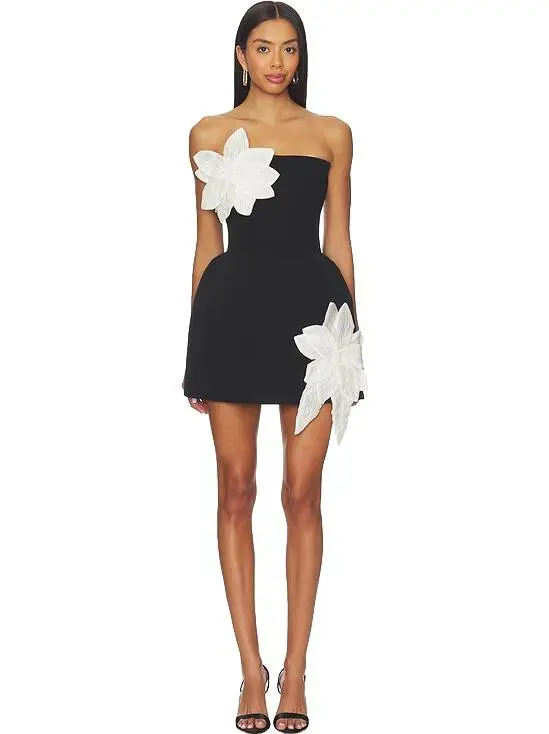 BRONX AND BRONCO Jasmine Maraya Mini Dress - Black & White