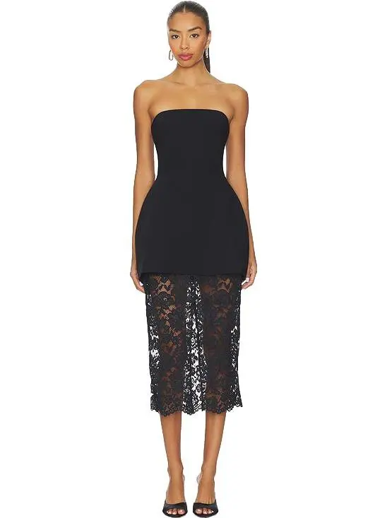 Amanda Uprichard Jada Dress - Black