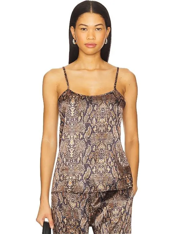 Heroine Sport Satin Cami - Desert Python
