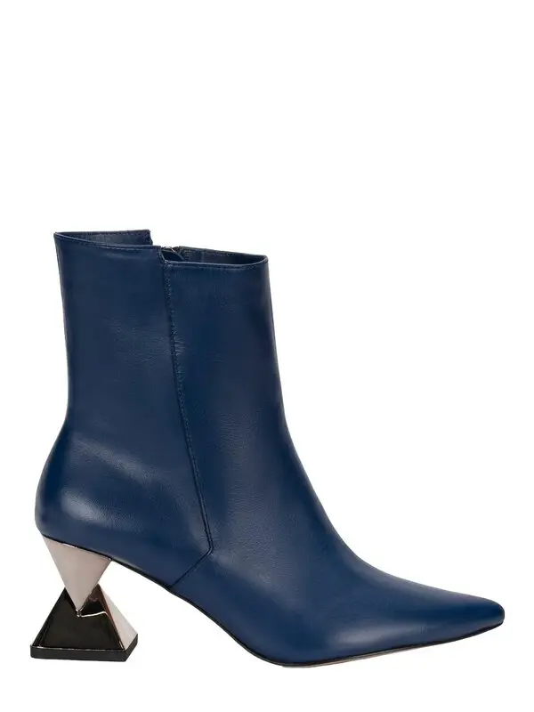 CHRIS DONOVAN Leaf Mid-calf Boots - Blue