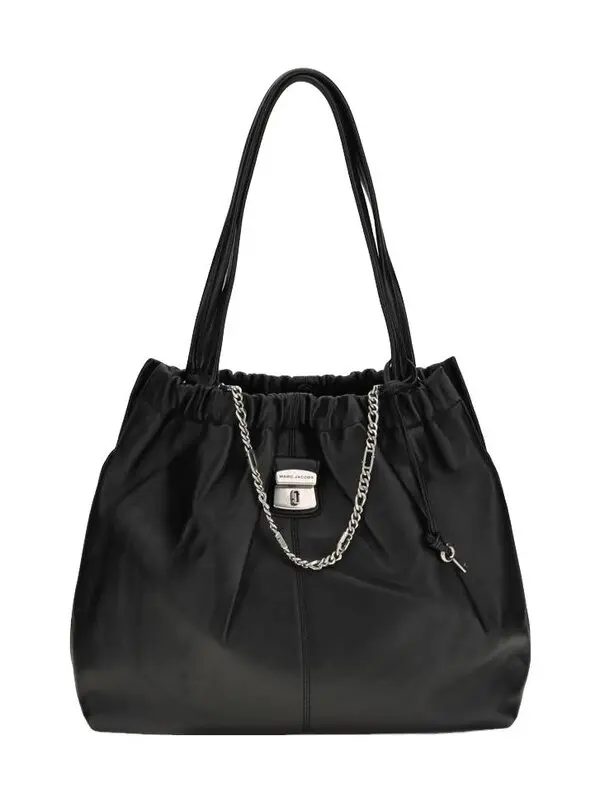 Marc Jacobs Calf Leather Shoulder Bag - Black