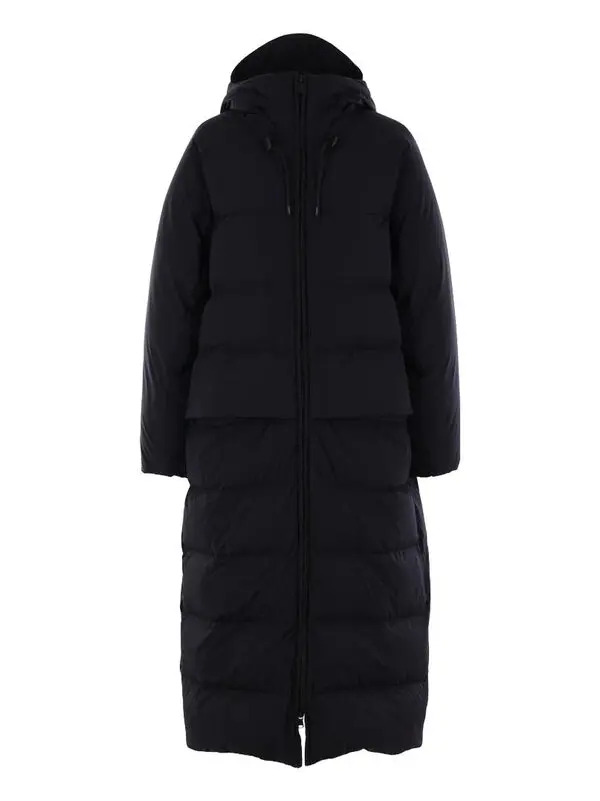 Aspesi Long Down Jacket - Black