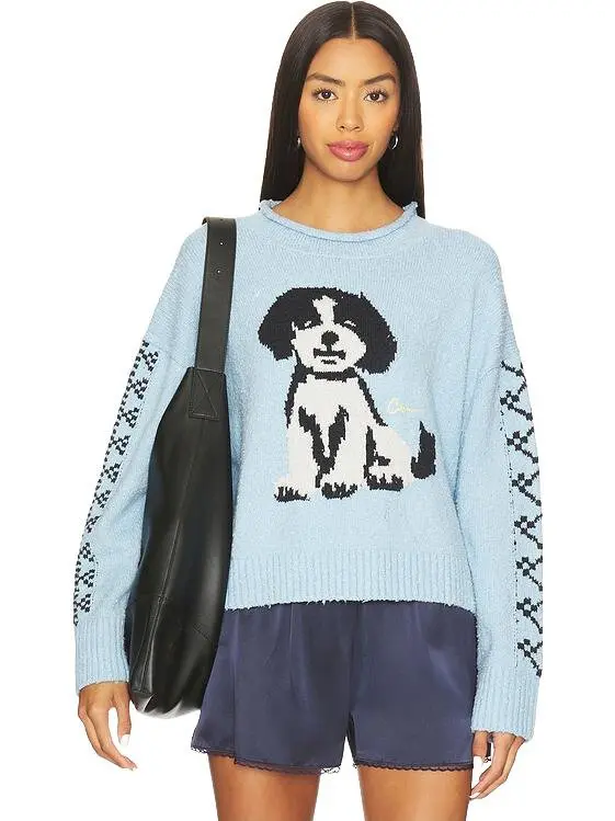 Free People Story Book Sweater - Blue