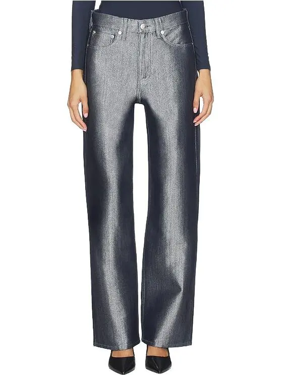 Rag & Bone Logan Wide Jeans - Grey