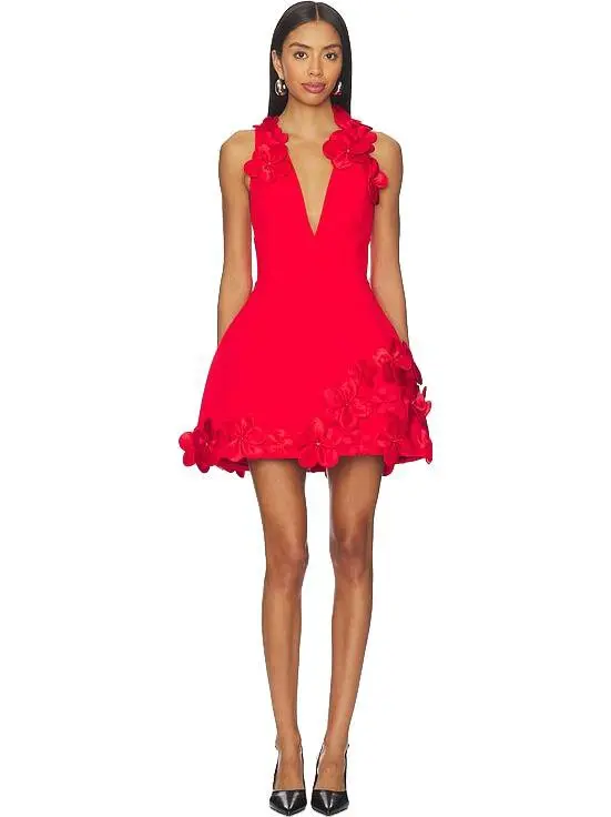 BRONX BANCO Estelle Mini Dress - Red