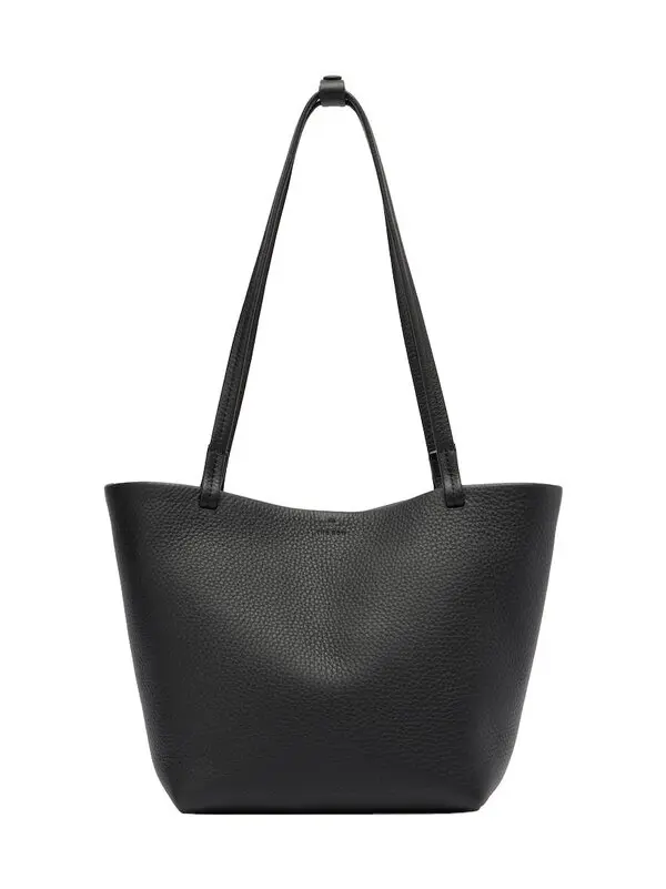 THE ROW Park Medium Leather Tote Bag - Black