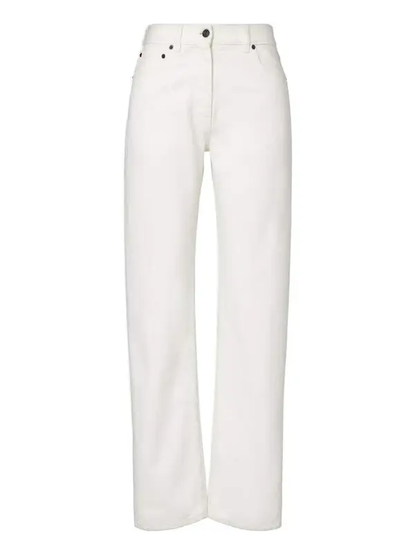 THE ROW Burty Straight Jeans - White