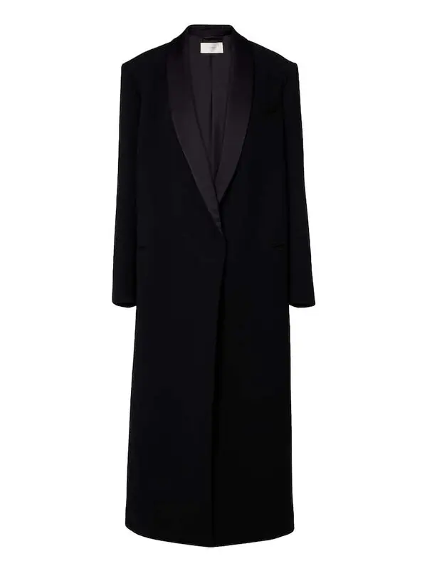THE ROW Erdene Virgin Wool Coat - Black