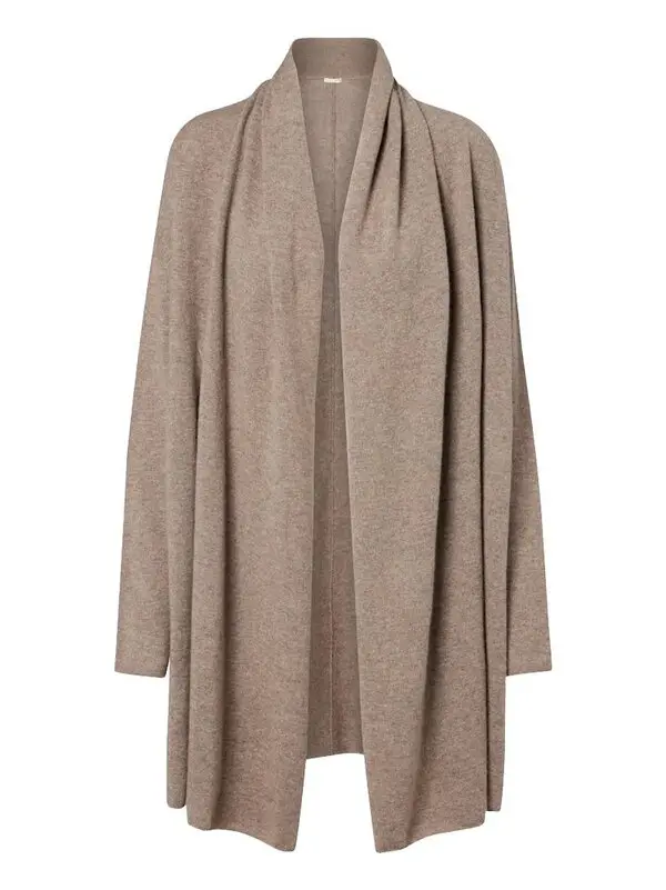 THE ROW Merin Cashmere Cardigan - Beige