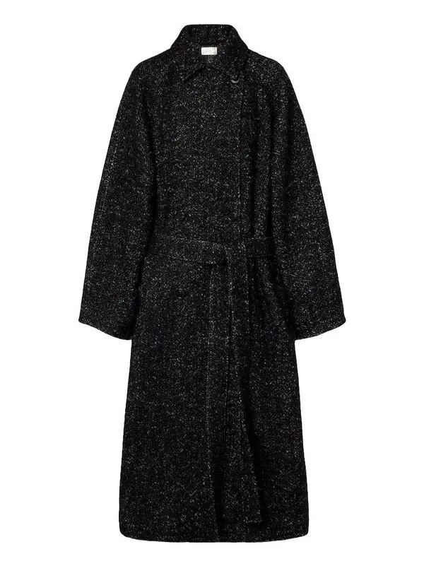 THE ROW Macaria Wool Coat - Black