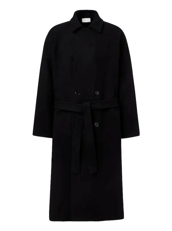 THE ROW Eomer Wool Coat - Black