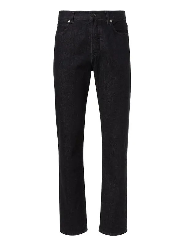 THE ROW Serge Straight Jeans - Black