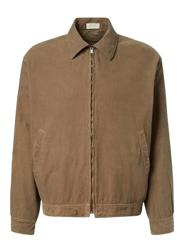 THE ROW Noggu Cotton Corduroy Jacket - Brown