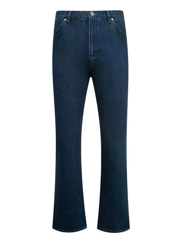POST O'ALLS Buttoned-fastening Trousers - Blue