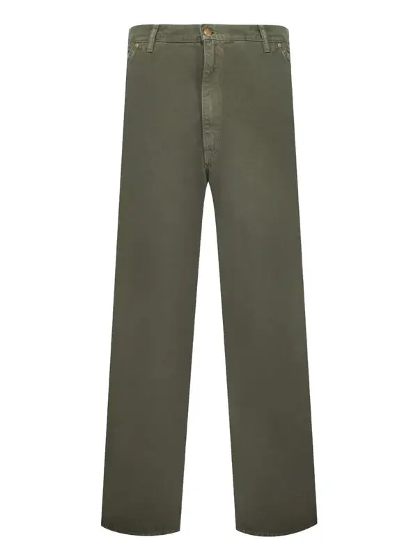 ORSLOW Rear-pockets Trousers - Green